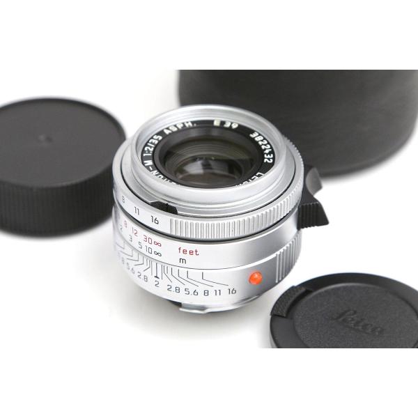 ■商品名ライカ ズミクロンM f2 35mm ASPH■状態美品[外観]わずかなスレや小傷はありますが、中古品としてきれいな状態です。[光学]わずかな微細チリのみでくもりやカビなど無くきれいな状態です。[動作]基本動作に異常は無く動作良好で...