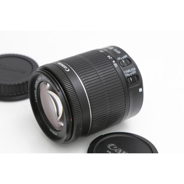 ■商品名キヤノン EF-S18-55mm F4-5.6 IS STM■状態並品[外観]全体的に使用に伴うスレや傷があります。[光学]チリの混入はありますがくもりやカビなどは無く実用的な状態です。[動作]基本動作に異常は無く動作良好です。スタ...
