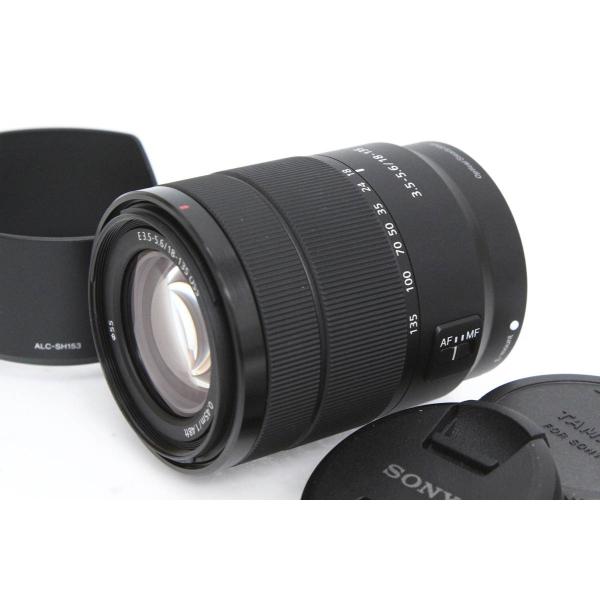 ■商品名ソニー E 18-135mm F3.5-5.6 OSS SEL18135■状態良品[外観]概ねきれいな状態ですが、一部スレや傷があります。[光学]チリの混入はありますがくもりやカビなどは無く実用的な状態です。[動作]基本動作に異常は...
