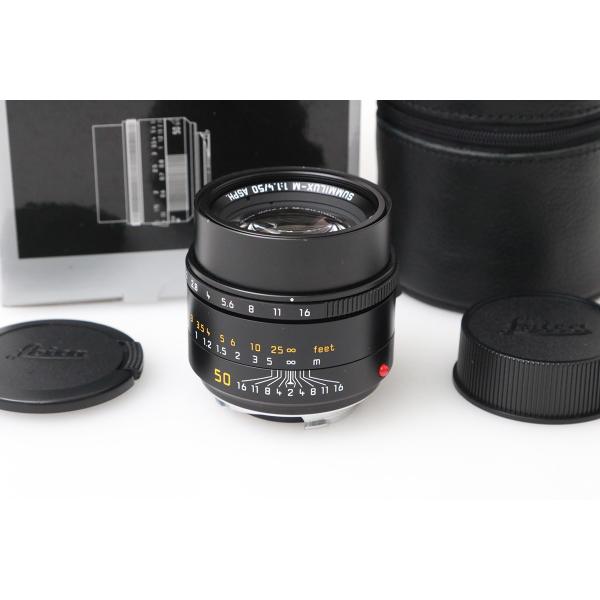■商品名ライカ SUMMILUX-M 50mm f/1.4 ASPH [ブラック] 11728■状態良品[外観]概ねきれいな状態ですが、一部スレや傷があります。[光学]チリの混入はありますがくもりやカビなどは無く実用的な状態です。[動作]基...