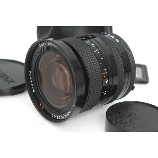 ■商品名コンタックス Carl Zeiss Vario-Sonnar T* 28-70mm F3.5-4.5 MMJ■状態良品[外観]概ねきれいな状態ですが、一部スレや傷があります。[光学]チリの混入はありますがくもりやカビなどは無く実用的...