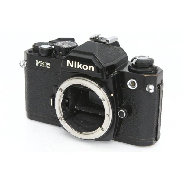 ■商品名ニコン FM2 ブラック■状態ジャンク品■付属品なし※付属品について上記、主要な付属品を記載しております。画像にあるものが全てとなりますので、詳細は商品写真よりご確認ください。■動作フィルム巻き上げ：不動シャッタースピード：不動露出...