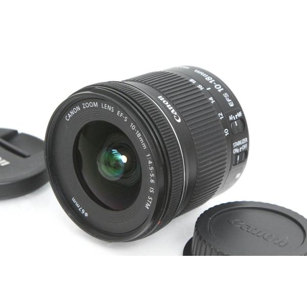 ■商品名キヤノン EF-S10-18mm F4.5-5.6 IS STM■状態並品[外観]全体的に使用に伴うスレや傷があります。[光学]チリの混入はありますがくもりやカビなどは無く実用的な状態です。[動作]基本動作に異常は無く動作良好です。...