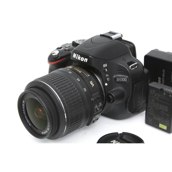 ■商品名ニコン D5100 18-55 VR レンズキット■状態お買い得品液晶黄変が発生しております。液晶反転検知不具合が発生することがあります。[外観]全体的に使用に伴うスレや傷があります。[光学]ファインダーやイメージセンサーに異常は無...