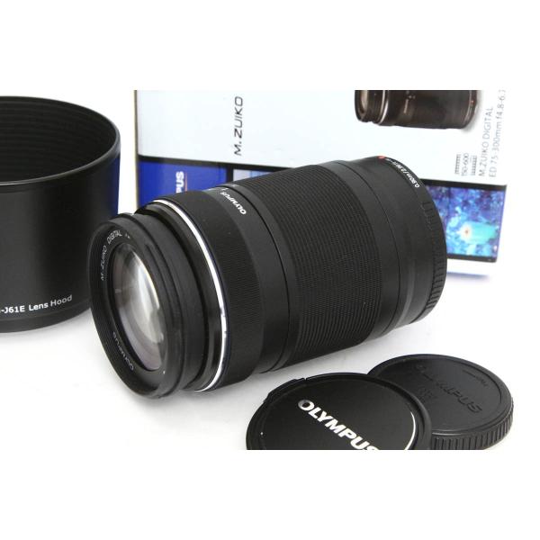■商品名オリンパス M.ZUIKO DIGITAL ED 75-300mm F4.8-6.7 II [ブラック]■状態良品[外観]概ねきれいな状態ですが、一部スレや傷があります。[光学]チリの混入はありますがくもりやカビなどは無く実用的な状...