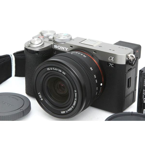 ■商品名ソニー α7C II ILCE-7CM2L ズームレンズキット [シルバー]（センサー清掃済み）■状態美品[外観]わずかなスレや小傷はありますが、中古品としてきれいな状態です。[光学]ファインダーやイメージセンサーに異常は無くきれい...