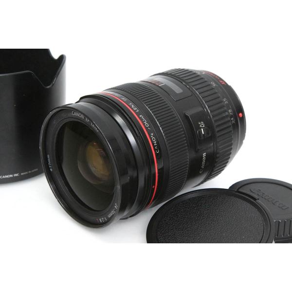 ■商品名キヤノン EF24-70mm F2.8L USM■状態ジャンク品使用感が高く、スレ・キズが多くあります。絞り作動不具合が発生しております。[外観]状態は商品写真よりご確認ください。[光学]レンズ内の状態は未確認です。[動作]絞り作動...