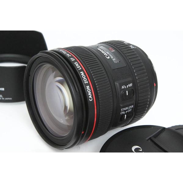 ■商品名キヤノン EF24-70mm F4L IS USM■状態良品[外観]概ねきれいな状態ですが、一部スレや傷があります。[光学]チリの混入はありますがくもりやカビなどは無く実用的な状態です。[動作]基本動作に異常は無く動作良好です。スタ...