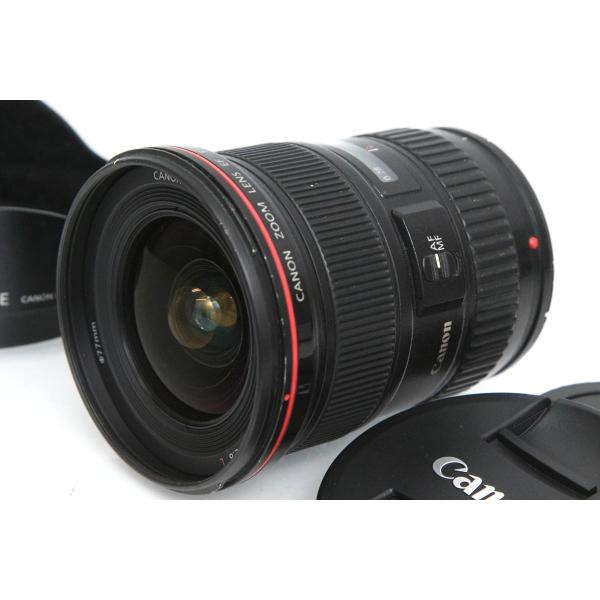 ■商品名キヤノン EF16-35mm F2.8L USM■状態お買い得品使用感が高くスレ・キズが多くあります。レンズ内くもりが発生しております。距離環の作動が渋くなっております。[外観]全体的に使用に伴うスレや傷があります。[光学]チリの混...