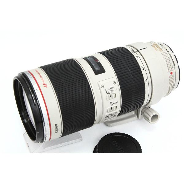 ■商品名キヤノン EF70-200mm F2.8L IS II USM■状態お買い得品使用感が高く、スレ・キズが多くあります。[外観]全体的に使用に伴うスレや傷があります。スソゴム切れが有ります[光学]チリの混入はありますがくもりやカビなど...