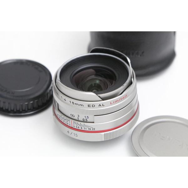 ■商品名ペンタックス HD PENTAX-DA 15mmF4ED AL Limited [シルバー]■状態美品[外観]わずかなスレや小傷はありますが、中古品としてきれいな状態です。[光学]わずかな微細チリのみでくもりやカビなど無くきれいな状...