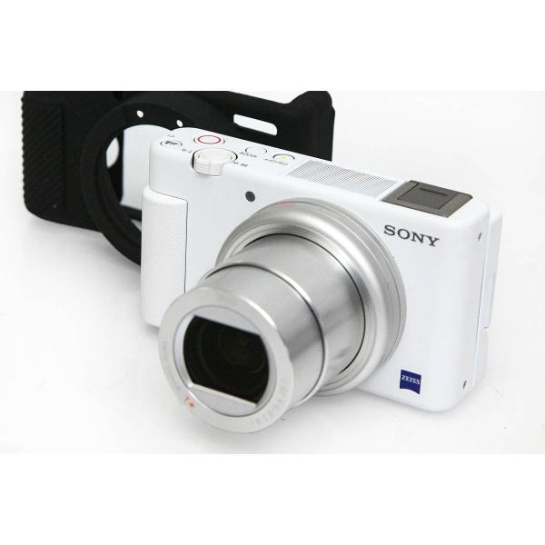 ■商品名ソニー VLOGCAM ZV-1 (W) [ホワイト]■状態美品[外観]わずかなスレや小傷はありますが、中古品としてきれいな状態です。[光学]レンズはわずかな微細チリのみでくもりやカビなど無くきれいな状態です。[動作]基本動作に異常...