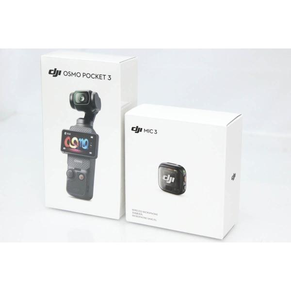 ■商品名DJI OSMO POCKET 3 Vlogコンボ（DJI Mic 3トランスミッター）■状態未使用品■付属品元箱保証書※付属品について上記、主要な付属品を記載しております。画像にあるものが全てとなりますので、詳細は商品写真よりご確...