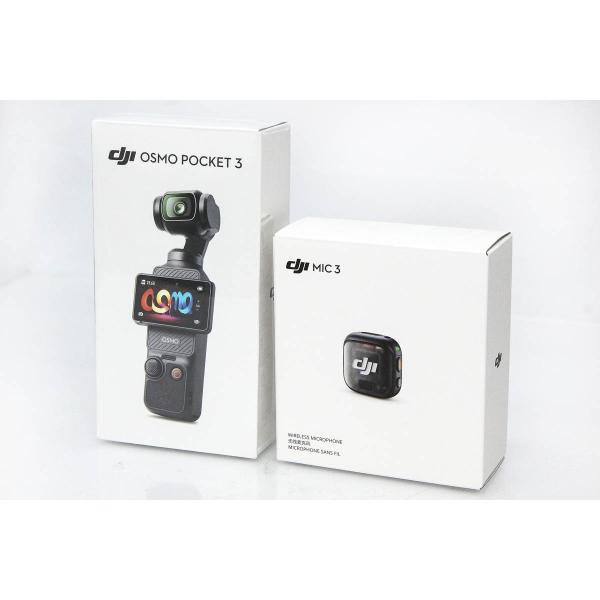 ■商品名DJI OSMO POCKET 3 Vlogコンボ（DJI Mic 3トランスミッター）■状態未使用品■付属品元箱保証書※付属品について上記、主要な付属品を記載しております。画像にあるものが全てとなりますので、詳細は商品写真よりご確...