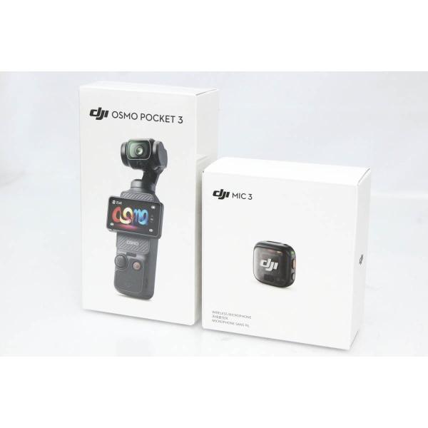 ■商品名DJI OSMO POCKET 3 Vlogコンボ（DJI Mic 3トランスミッター）■状態未使用品■付属品元箱保証書※付属品について上記、主要な付属品を記載しております。画像にあるものが全てとなりますので、詳細は商品写真よりご確...