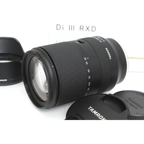 ■商品名タムロン 28-200mm F/2.8-5.6 Di III RXD (Model A071)■状態良品[外観]概ねきれいな状態ですが、一部スレや傷があります。[光学]チリの混入はありますがくもりやカビなどは無く実用的な状態です。[...