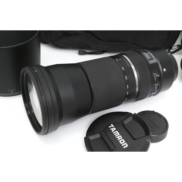 ■商品名タムロン SP 150-600mm F/5-6.3 Di VC USD (Model A011) ニコン用■状態並品[外観]全体的に使用に伴うスレや傷があります。[光学]前群レンズ内にカビの発生を確認致しました。[動作]基本動作に異...