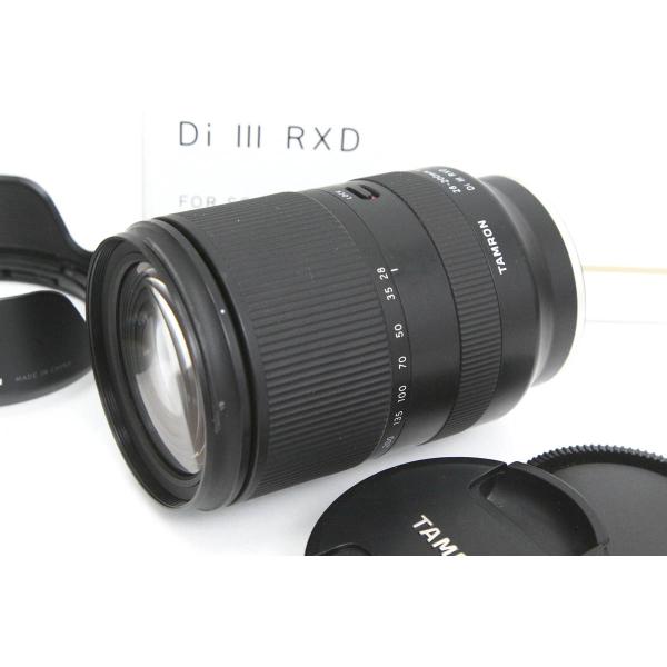 ■商品名タムロン 28-200mm F/2.8-5.6 Di III RXD (Model A071)■状態お買い得品使用感高く、キズ・スレ多いズームリングのゴム伸び浮きあり前群内目立つゴミあり[外観]全体的に使用に伴うスレや傷・汚れが多数...