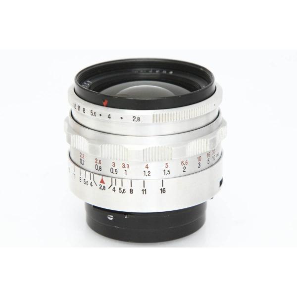 ■商品名カールツァイス Carl Zeiss Jena Flektogon 35mm F2.8 シルバー プラクチナマウント■状態お買い得品後群レンズにくもりが発生しております。[外観]全体的に使用に伴うスレや傷があります。[光学]レンズ内...