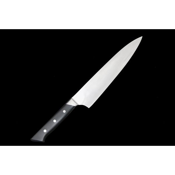 ■商品名ツヴィリング 牛刀洋包丁 220mm ステンレス 鍔付き柄 34273-240■状態美品■詳細刃渡り：約 222 mm (切先からアゴまで)刃の幅：約 44 mm (刃元周辺)刃の厚さ：約 1.5 mm (刃元部峰側)重量：約 22...