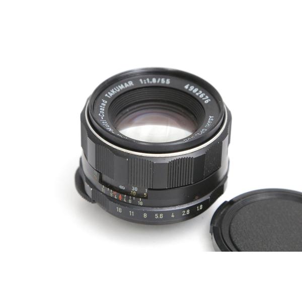 ■商品名ペンタックス Super-Takumar 55mm f/1.8■状態お買い得品軽度のバルサム切れが発生しております。[外観]全体的に使用に伴うスレや傷があります。[光学]レンズ内にカ軽度のバルサム切れがあります。[動作]基本動作に異...