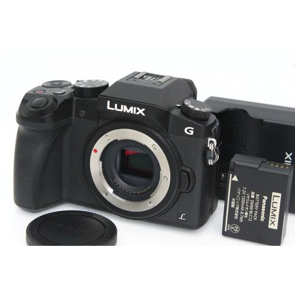 ■商品名パナソニック LUMIX DMC-G7 ボディ■状態お買い得品シリアルナンバーが消失しております。ファインダーにくもりがあります。現状確認できる症状を記載しております。記載以外の症状が発生する場合がございます。[シャッター数]不明■...