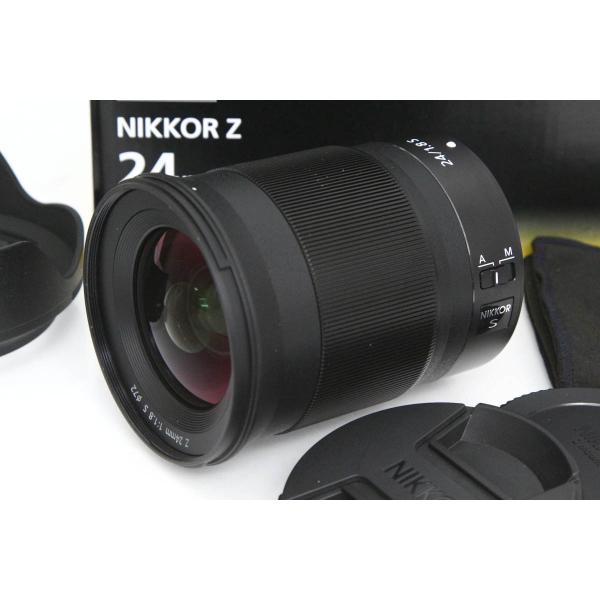 ■商品名ニコン NIKKOR Z 24mm f/1.8 S■状態良品[外観]概ねきれいな状態ですが、一部スレや傷があります。[光学]チリの混入はありますがくもりやカビなどは無く実用的な状態です。[動作]基本動作に異常は無く動作良好です。スタ...