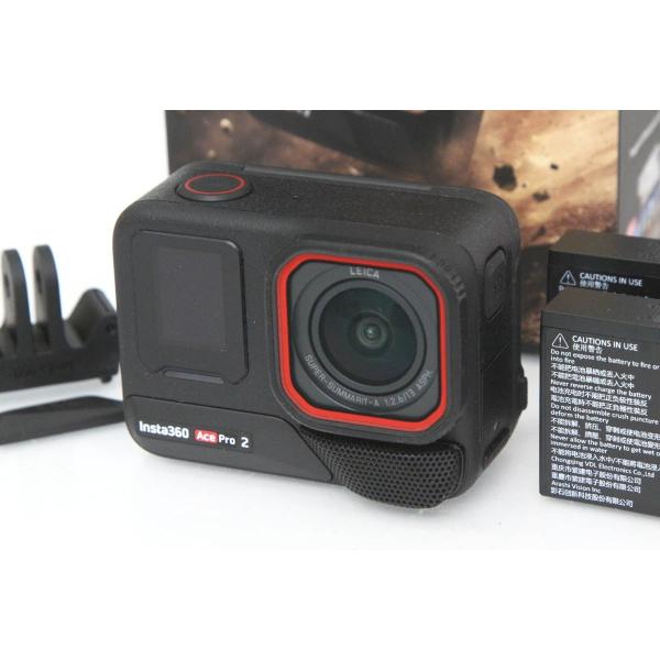 ■商品名Insta360 Ace Pro 2 デュアルバッテリー ミッドナイト・ブラック■状態美品[外観]わずかなスレや小傷はありますが、中古品としてきれいな状態です。[光学]ファインダーやイメージセンサーに異常は無くきれいな状態です。[動...