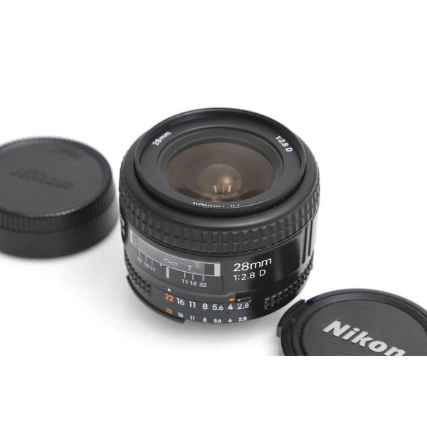 ■商品名ニコン AI AF Nikkor 28mm f/2.8D■状態美品[外観]わずかなスレや小傷はありますが、中古品としてきれいな状態です。[光学]わずかな微細チリのみでくもりやカビなど無くきれいな状態です。[動作]基本動作に異常は無く...