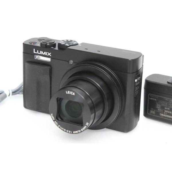 ■商品名パナソニック LUMIX DC-TZ99-K [ブラック]■状態美品[外観]わずかなスレや小傷はありますが、中古品としてきれいな状態です。[光学]ファインダーやイメージセンサーに異常は無くきれいな状態です。[動作]基本動作に異常は無...