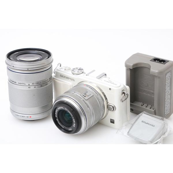 ■商品名オリンパス OLYMPUS PEN Lite E-PL6 ダブルズームキット [ホワイト]■状態お買い得品ISエラー表示が出おります。[外観]全体的に使用に伴うスレや傷があります。[光学]ファインダーやイメージセンサーに異常は無くき...