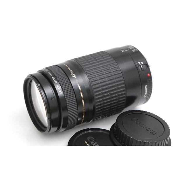 ■商品名キヤノン EF75-300mm F4-5.6 USM■状態ジャンク品レンズ内にくもりが発生しております。絞りが正常に作動しません。[外観]状態は商品写真よりご確認ください。[光学]くもりが発生しております。[動作]絞りが正常に作動し...