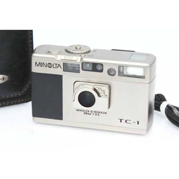 ■商品名ミノルタ TC-1■状態良品■付属品ストラップソフトケースその他※付属品について上記、主要な付属品を記載しております。画像にあるものが全てとなりますので、詳細は商品写真よりご確認ください。■動作フィルム巻き上げ：問題なしシャッタース...