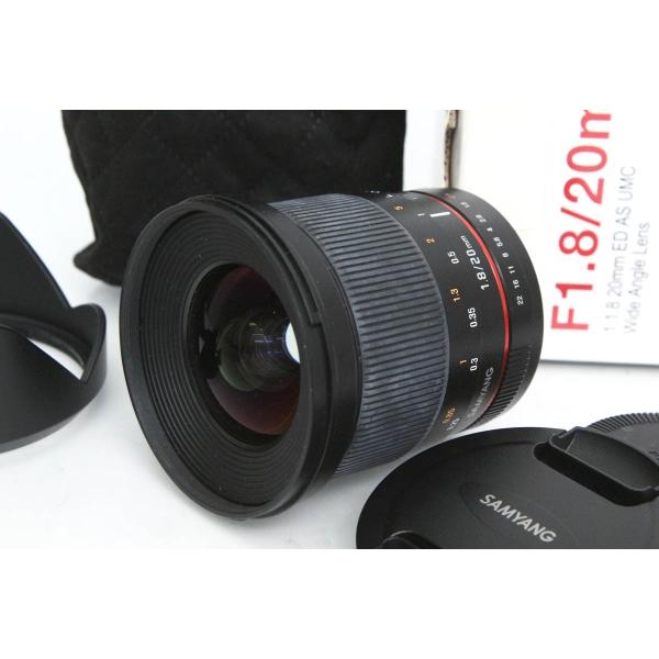 ■商品名サムヤン 20mm F1.8 ED AS UMC [キヤノン用]■状態並品[外観]全体的に使用に伴うスレや傷があります。[光学]チリの混入はありますがくもりやカビなどは無く実用的な状態です。[動作]基本動作に異常は無く動作良好です。...