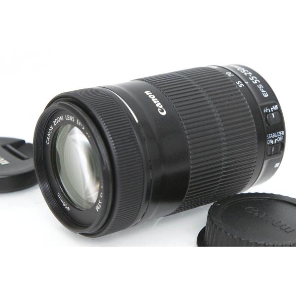 ■商品名キヤノン EF-S55-250mm F4-5.6 IS STM■状態ジャンク品絞りが作動しません。[外観]状態は商品写真よりご確認ください。[光学]未確認です。[動作]絞りが作動しません。スタッフコメント部品取りや研究用にいかがでし...