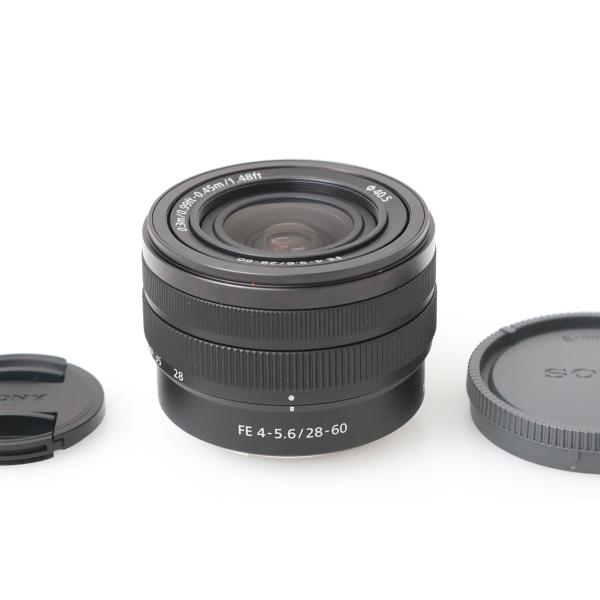 ■商品名ソニー FE 28-60mm F4-5.6 SEL2860■状態極美品[外観]目立つダメージや使用感など無くきれいな状態です。[光学]わずかな微細チリのみでくもりやカビなど無くきれいな状態です。[動作]基本動作に異常は無く動作良好で...