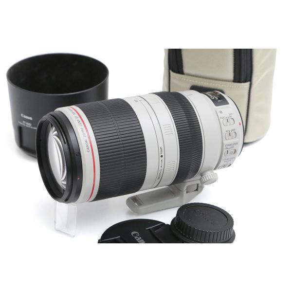 ■商品名キヤノン EF100-400mm F4.5-5.6L IS II USM■状態良品[外観]概ねきれいな状態ですが、一部スレや傷があります。[光学]チリの混入はありますがくもりやカビなどは無く実用的な状態です。[動作]基本動作に異常は...