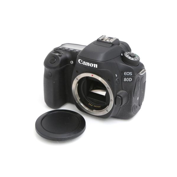 ■商品名キヤノン EOS 80D ボディ（センサー清掃済み） ■状態並品[外観]全体的に使用に伴うスレや傷があります。 [光学]ファインダーやイメージセンサーに異常は無くきれいな状態です。 [動作]基本動作に異常は無く動作良好です。 [シャ...