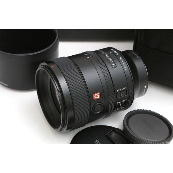■商品名ソニー FE 100mm F2.8 STF GM OSS SEL100F28GM■状態良品[外観]概ねきれいな状態ですが、一部スレや傷があります。[光学]チリの混入はありますがくもりやカビなどは無く実用的な状態です。[動作]基本動作...