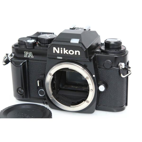 ■商品名ニコン FA ボディ ブラック■状態お買い得品モルトプレーンが劣化しています。ファインダー内にチリがあります。接眼部にカビがあります。現状確認できる症状を記載しております。記載以外の症状が発生する場合がございます。■付属品商品写真に...