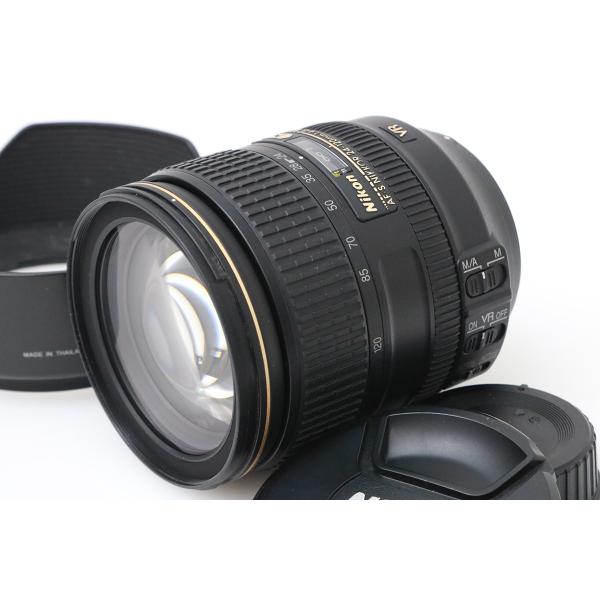 ■商品名ニコン AF-S NIKKOR 24-120mm f/4G ED VR■状態美品[外観]わずかなスレや小傷はありますが、中古品としてきれいな状態です。[光学]わずかな微細チリのみでくもりやカビなど無くきれいな状態です。[動作]基本動...