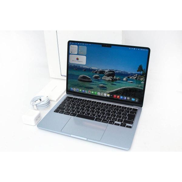 ■商品名アップル MacBook Air 13.6インチ Liquid Retinaディスプレイ MC6V4J/A [スカイブルー] ■状態極美品(Apple保証スタート済み)■シリアル J69NVHP7JP ■ 保証期限に関するご案内未使...