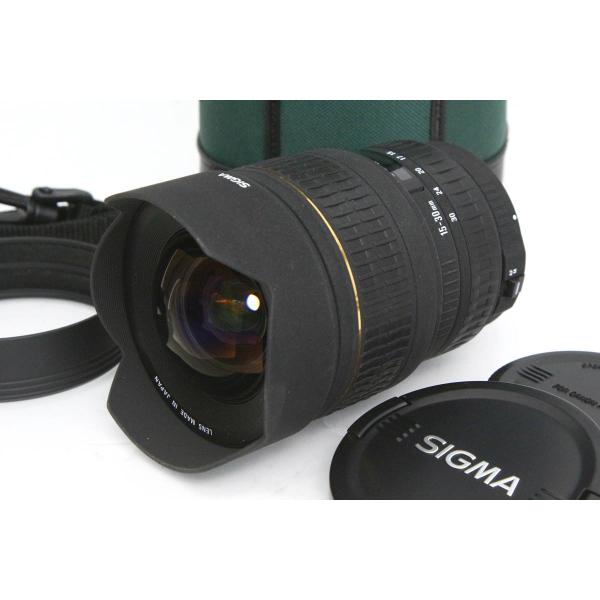 ■商品名シグマ 15-30mm F3.5-4.5 EX DG ASPHERICAL [キヤノン用]■状態並品[外観]全体的に使用に伴うスレや傷があります。[光学]チリの混入はありますがくもりやカビなどは無く実用的な状態です。[動作]基本動作...