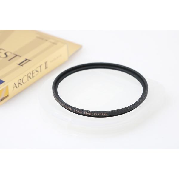 ■商品名ニコン ARCREST II PROTECTION FILTER 67mm■状態美品■付属品ケース元箱※付属品について上記、主要な付属品を記載しております。画像にあるものが全てとなりますので、詳細は商品写真よりご確認ください。■外観...