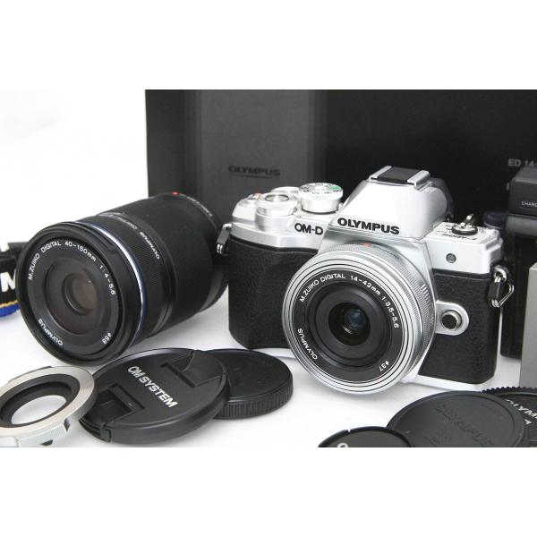 ■商品名オリンパス OM-D E-M10 Mark III EZダブルズームキット [シルバー]（純正予備バッテリー付き・センサー清掃済み）■参考サイトメーカーの商品ページを確認する■状態美品[外観]わずかなスレや小傷はありますが、中古品と...