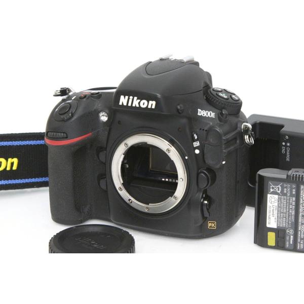 ■商品名ニコン D800E ボディ（センサー清掃済）■状態美品[外観]わずかなスレや小傷はありますが、中古品としてきれいな状態です。[光学]ファインダーやイメージセンサーに異常は無くきれいな状態です。[動作]基本動作に異常は無く動作良好です...