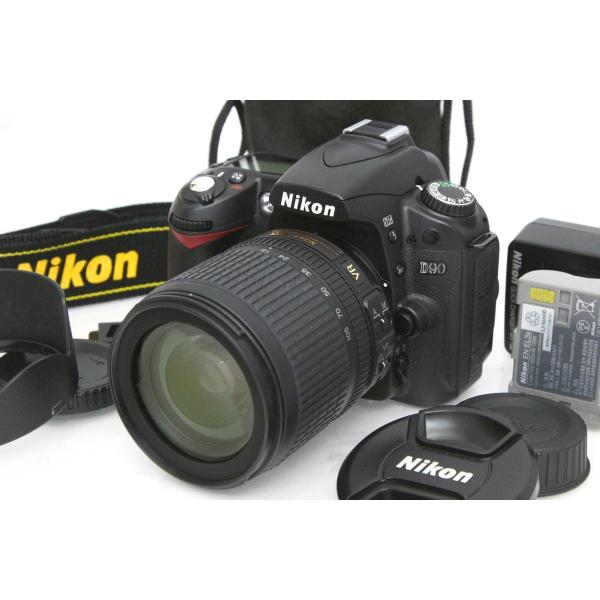 ■商品名ニコン D90 AF-S DX 18-105G VR レンズキット■状態お買い得品メディア認識不具合が発生する場合があります。レンズVRに不具合が発生しております。[外観]全体的に使用に伴うスレや傷があります。[光学]ファインダーや...