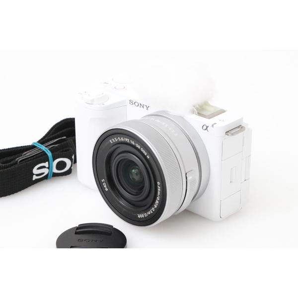 ■商品名ソニー VLOGCAM ZV-E10M2K パワーズームレンズキット [ホワイト]（センサー清掃済み）■状態美品[外観]わずかなスレや小傷はありますが、中古品としてきれいな状態です。[光学]イメージセンサーに異常は無くきれいな状態で...