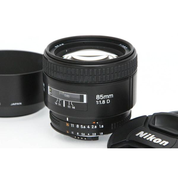 ■商品名ニコン AI AF Nikkor 85mm f/1.8D■状態良品[外観]概ねきれいな状態ですが、一部スレや傷があります。[光学]チリの混入はありますがくもりやカビなどは無く実用的な状態です。[動作]基本動作に異常は無く動作良好です...