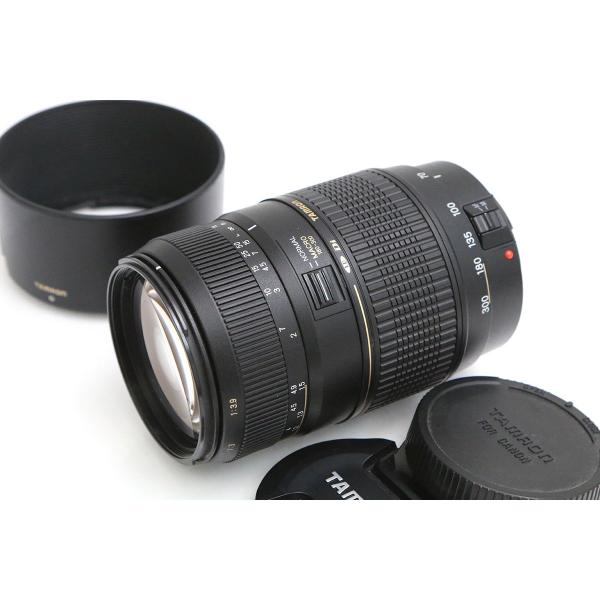 ■商品名タムロン AF 70-300mm F/4-5.6 Di LD Macro 1:2 (Model A17) (キヤノン用) ■状態良品[外観]全体的に使用に伴うスレや傷があります。 [光学]チリの混入はありますがくもりやカビなどは無く...